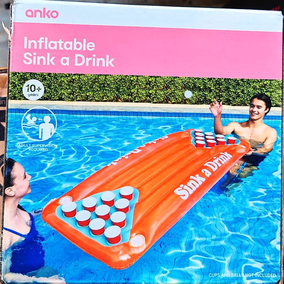 Inflatable Sink a Drink Game Pool Inflatable/Best for Ages 10+ years ...