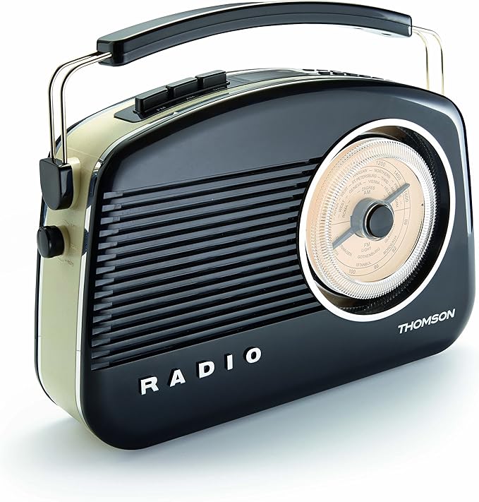 Thomson Scenium DR70R Retro AM/FM Radio / Black – TheITmart