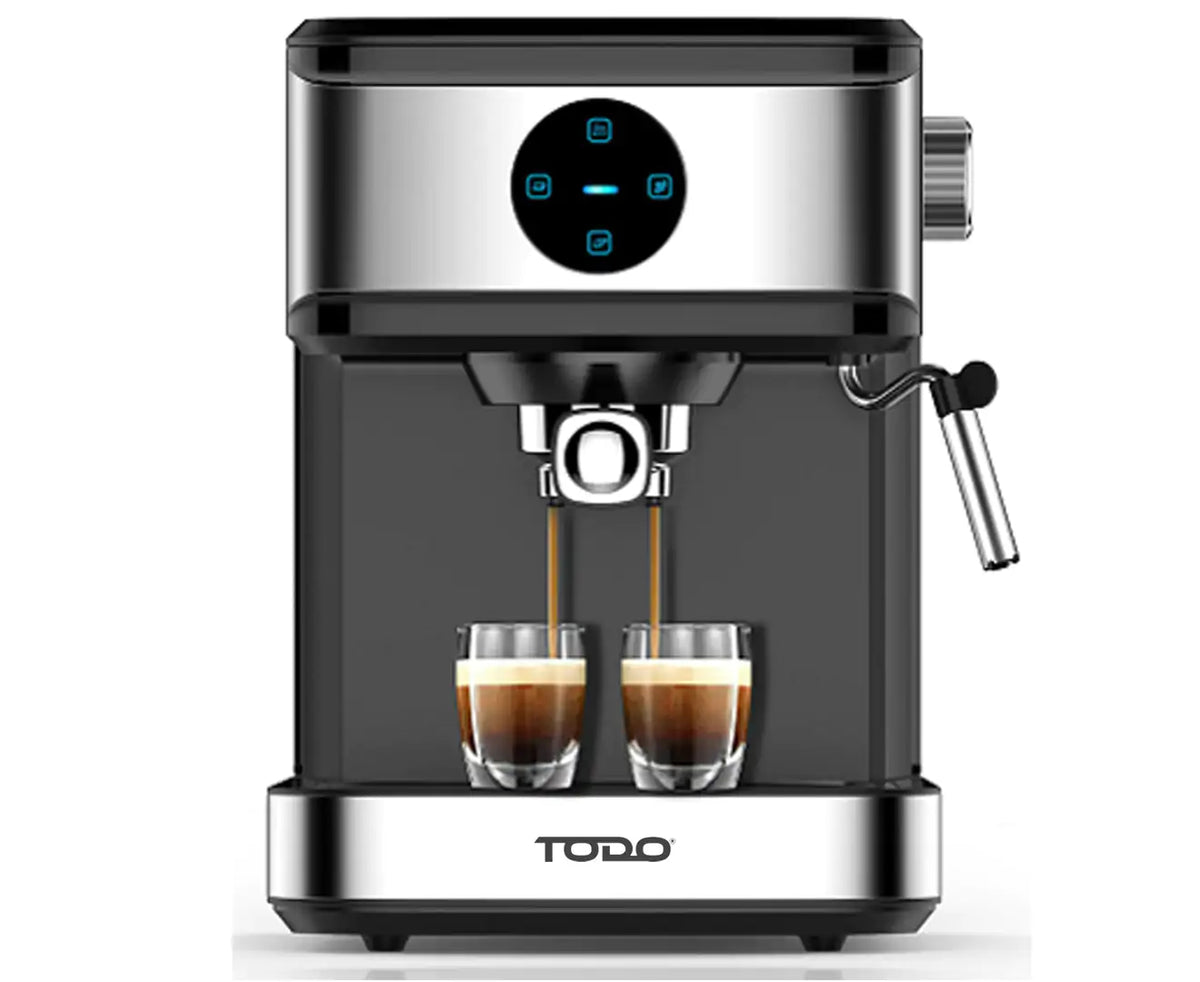 TODO Espresso Coffee Machine Maker Automatic Touch Control 20 Bar Pump ...
