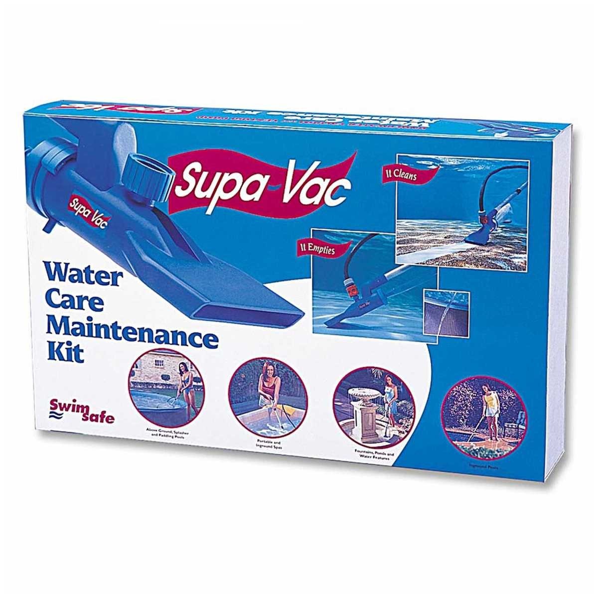 Supa Vac Pool Water Care Maintenance Kit – TheITmart