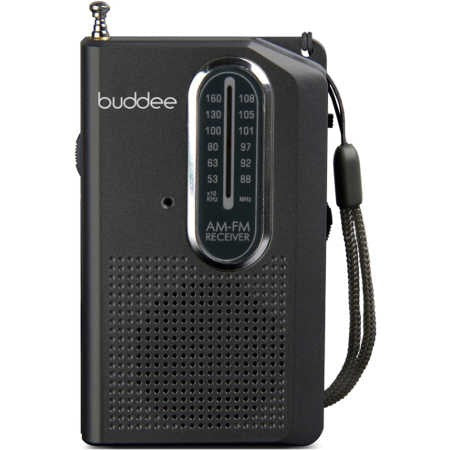 Buddee Mini Pocket Portable AM/FM Radio (BD903202-BK) – TheITmart