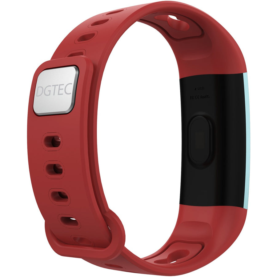 DGTEC Bluetooth Smart Band - Black / Red – TheITmart