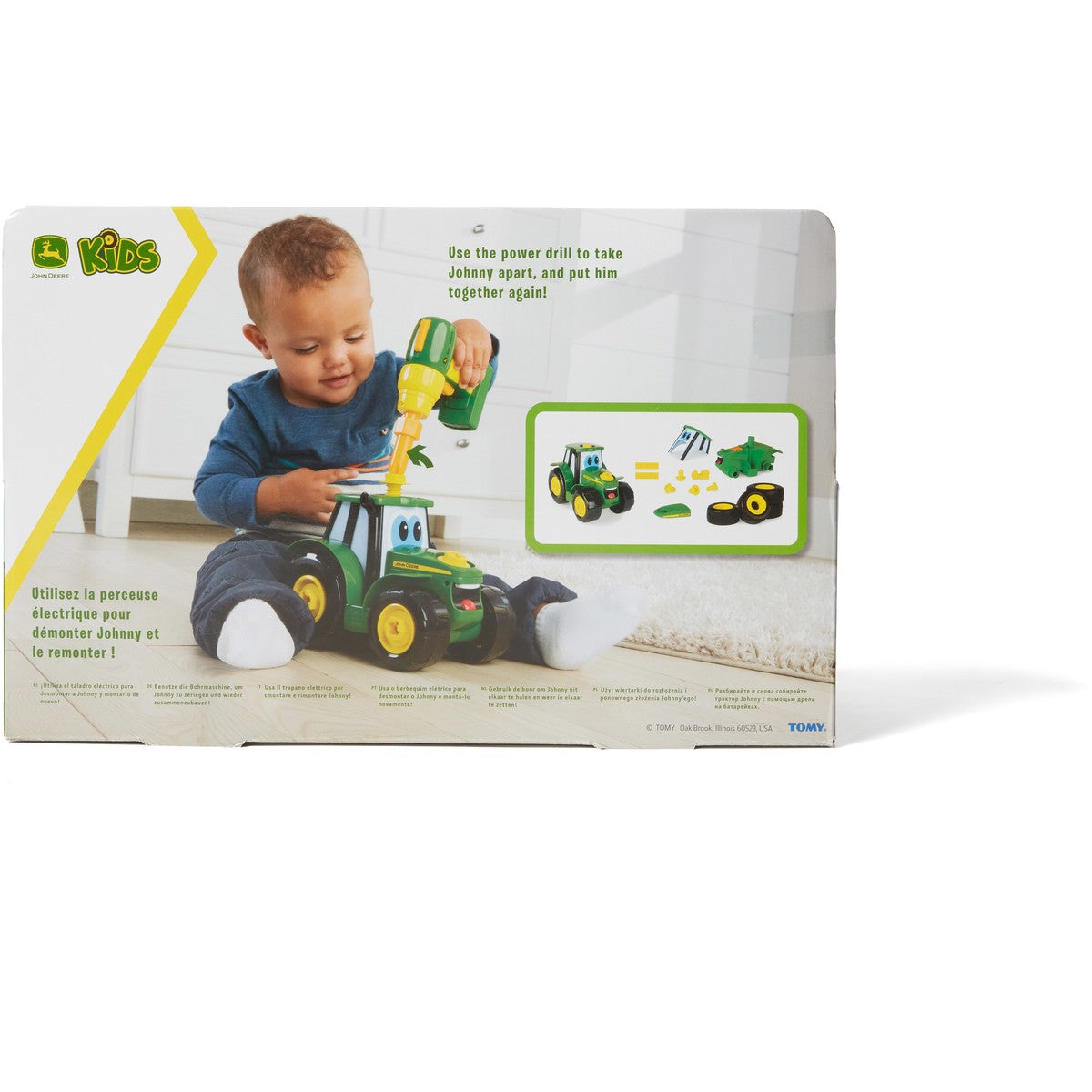 John Deere Build A Johnny Tractor/15 Piece Buildable Set – TheITmart