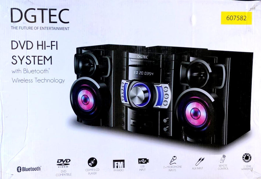 DGTEC Bluetooth Wireless DVD Hi-Fi System – TheITmart