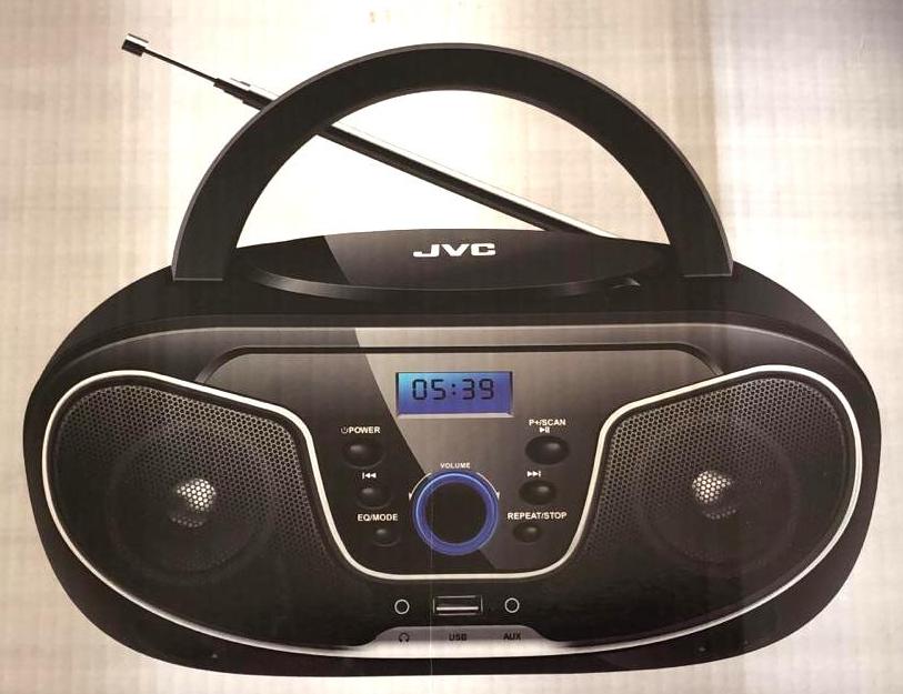 JVC RD-N327A Boombox Portable Bluetooth CD Player – TheITmart