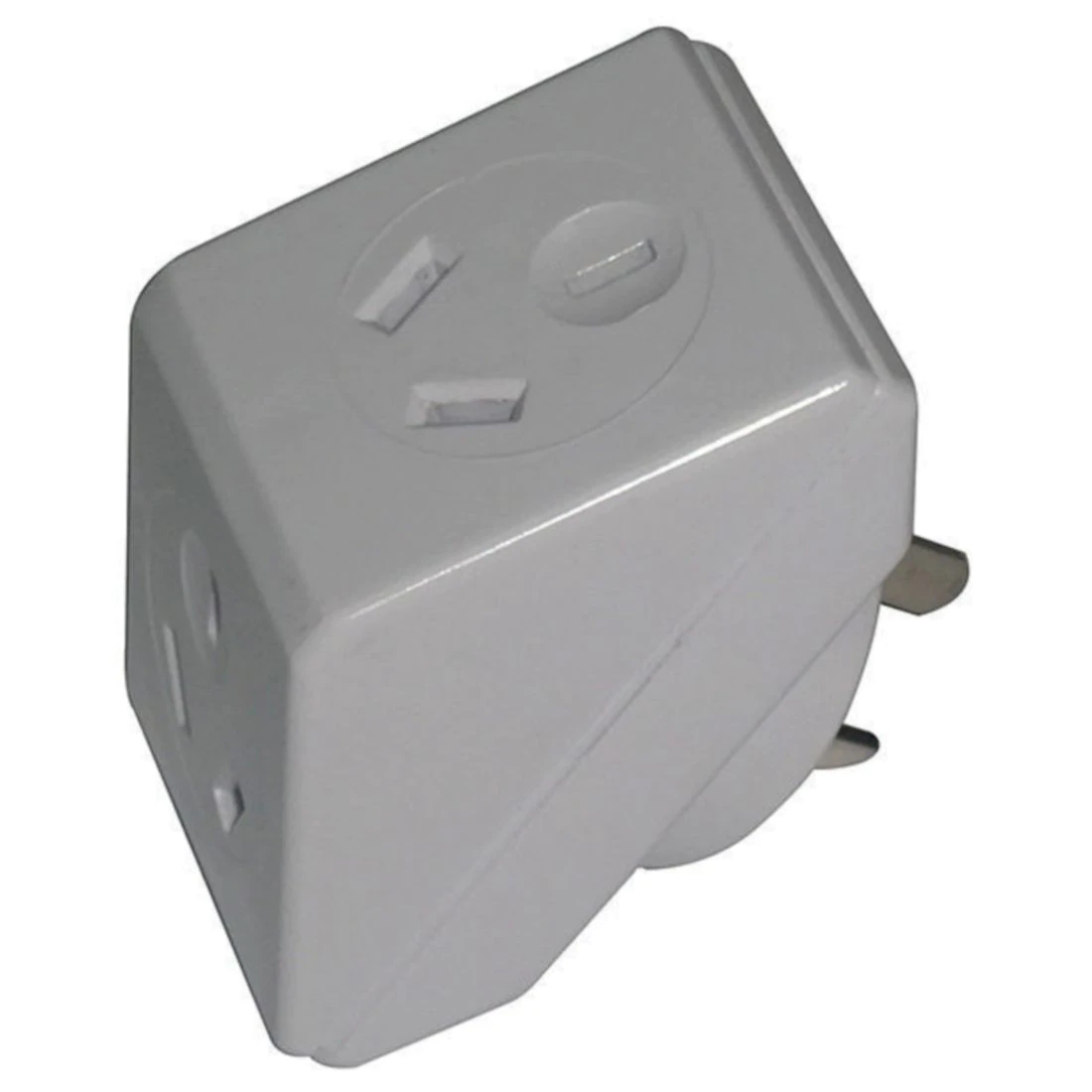 Target Vertical Double Adaptor/ 240v 10A 2400W/ AU & NZ – TheITmart