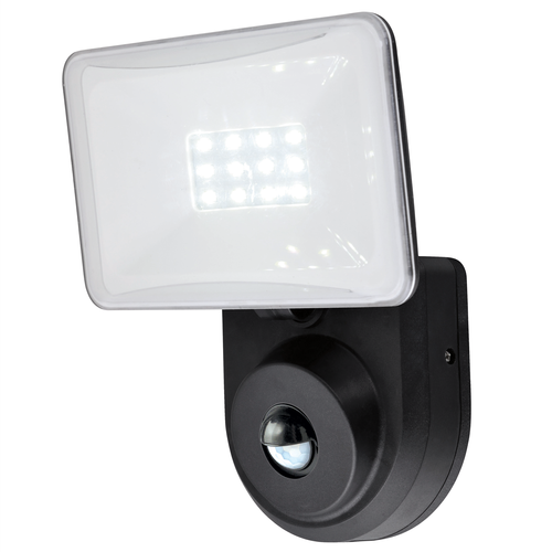 Brilliant Lighting 6.5W LED Black Commander Single Security Light with ...