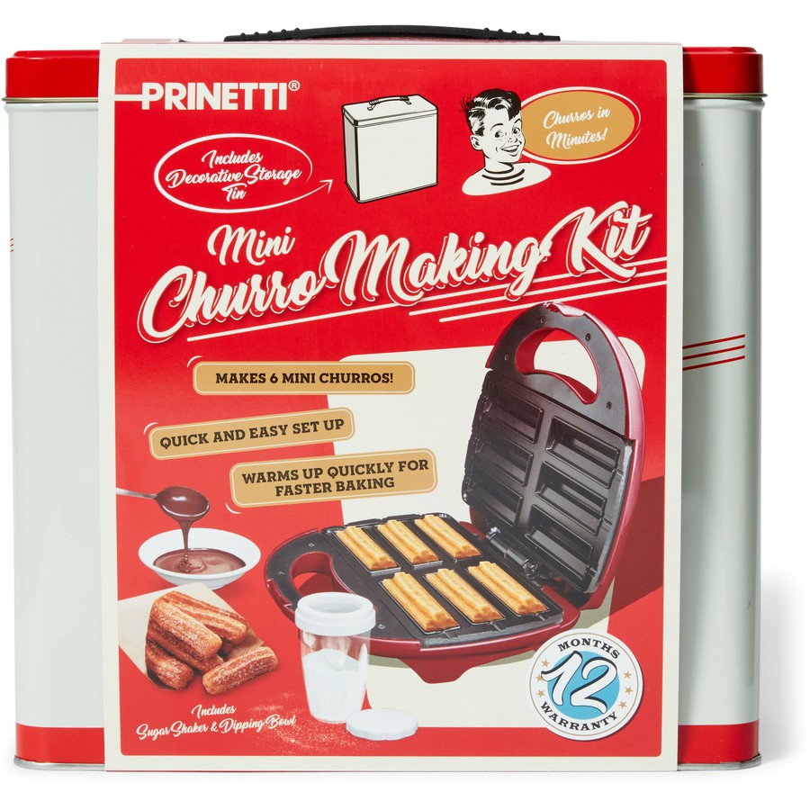 Prinetti Mini Churro Kit / Makes 6 Churros/ Non-Stick Coating – TheITmart