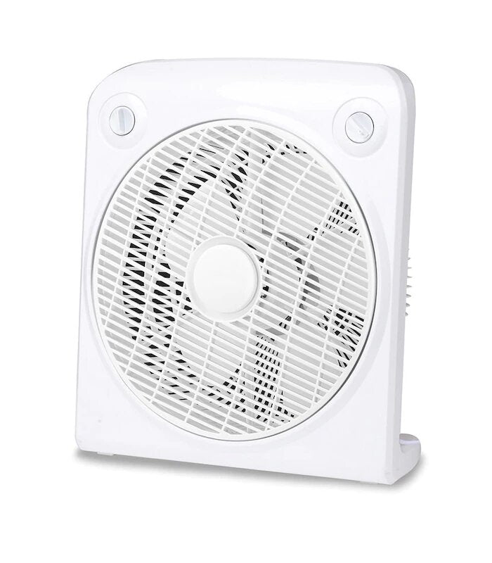 Celsius 30cm White Box Fan CELBF100 / 3 Speed Settings/ Great for Smal ...