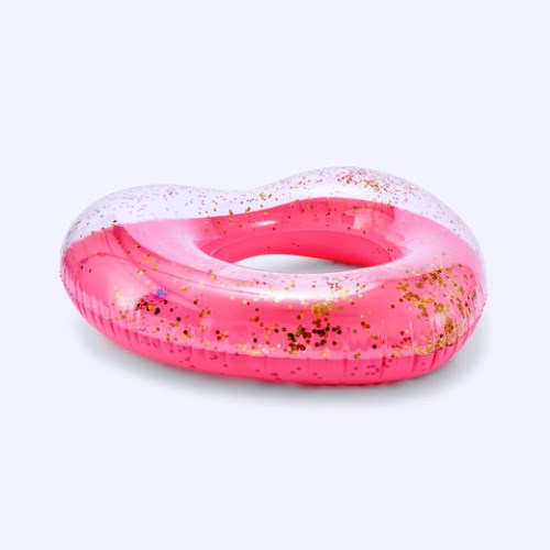 Inflatable Heart Pool Float Ring - Pink – TheITmart