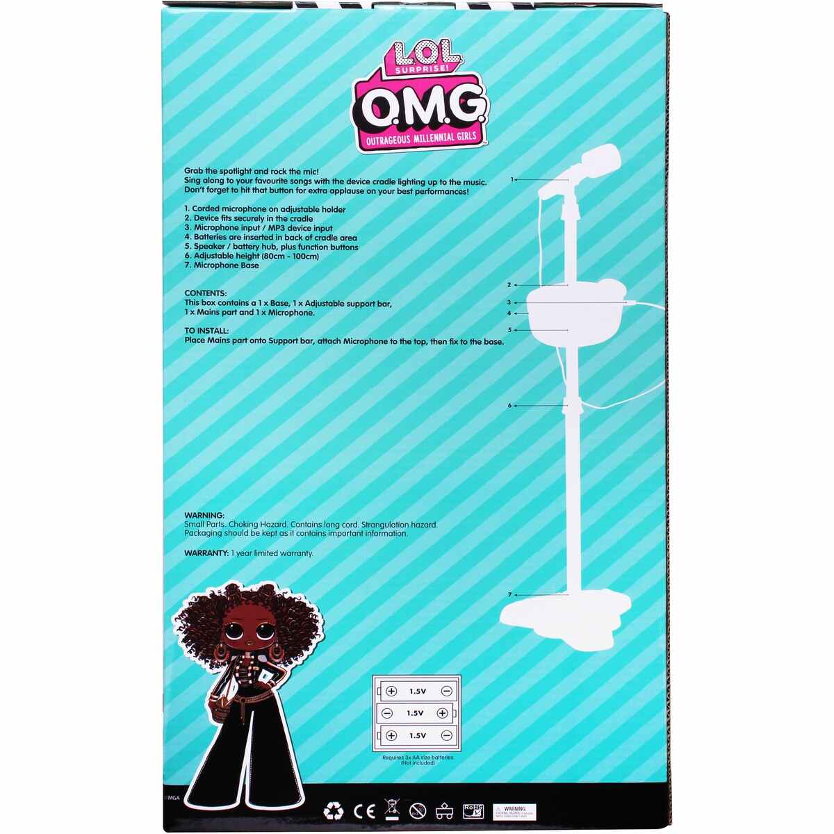 LOL OMG Moulded Microphone Stand – TheITmart