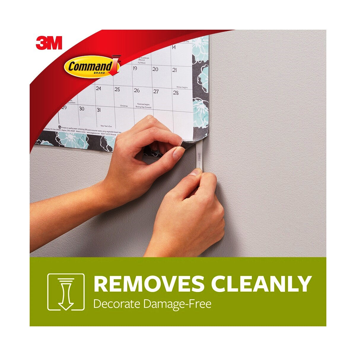 3M Command Adhesive Poster Strips 12 Pack - White – TheITmart