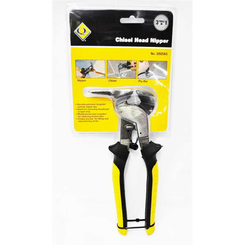 QEP Chisel Head Tile Nipper /Recommended Use Replacing Broken Tiles ...