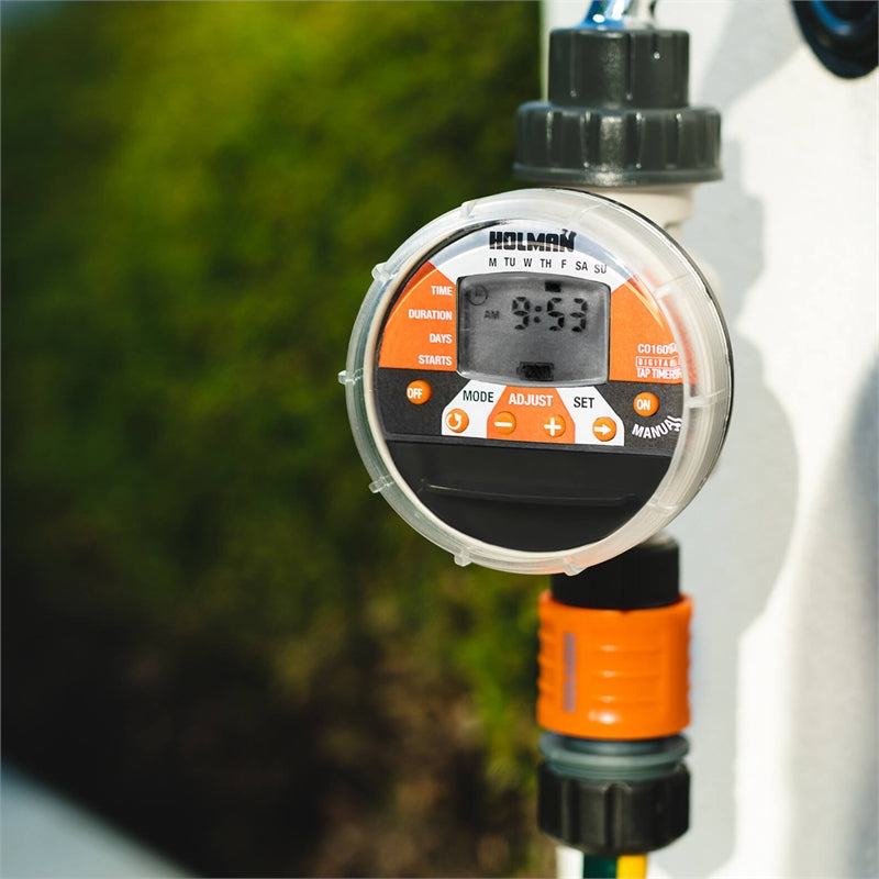 Holman Automatic Digital Tap Timer / 9v Battery Operated/LCD Display ...