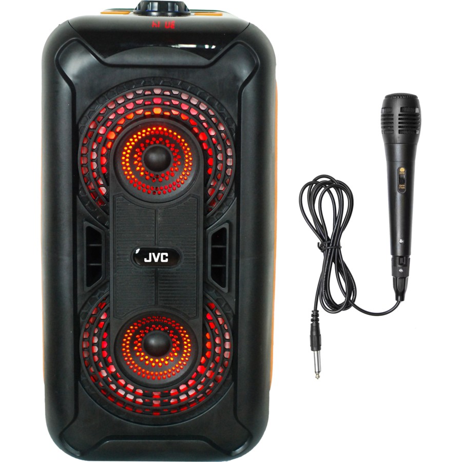 JVC Portable Rechargeable Bluetooth Speaker/Multi-coloured Music-Sensi ...