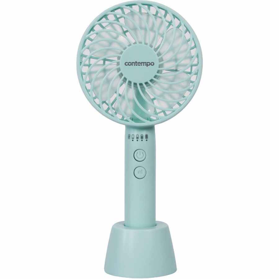 Contempo 10cm Rechargeable Handheld Fan - Mint – TheITmart