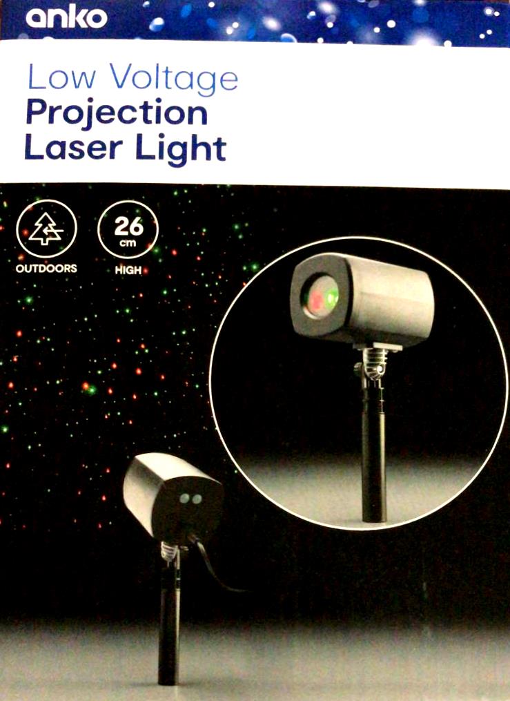 Anko Low Voltage Multicolour 26cm Laser Projector with Timer – TheITmart