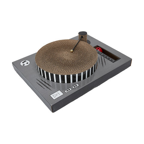 Cat Scratcher Record Player with Teaser - Brown – TheITmart