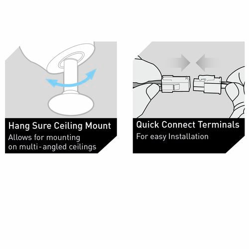 Arlec 120cm White 4 Blade LED Ceiling Fan/ 6 Speed Remote Control/ Rev ...