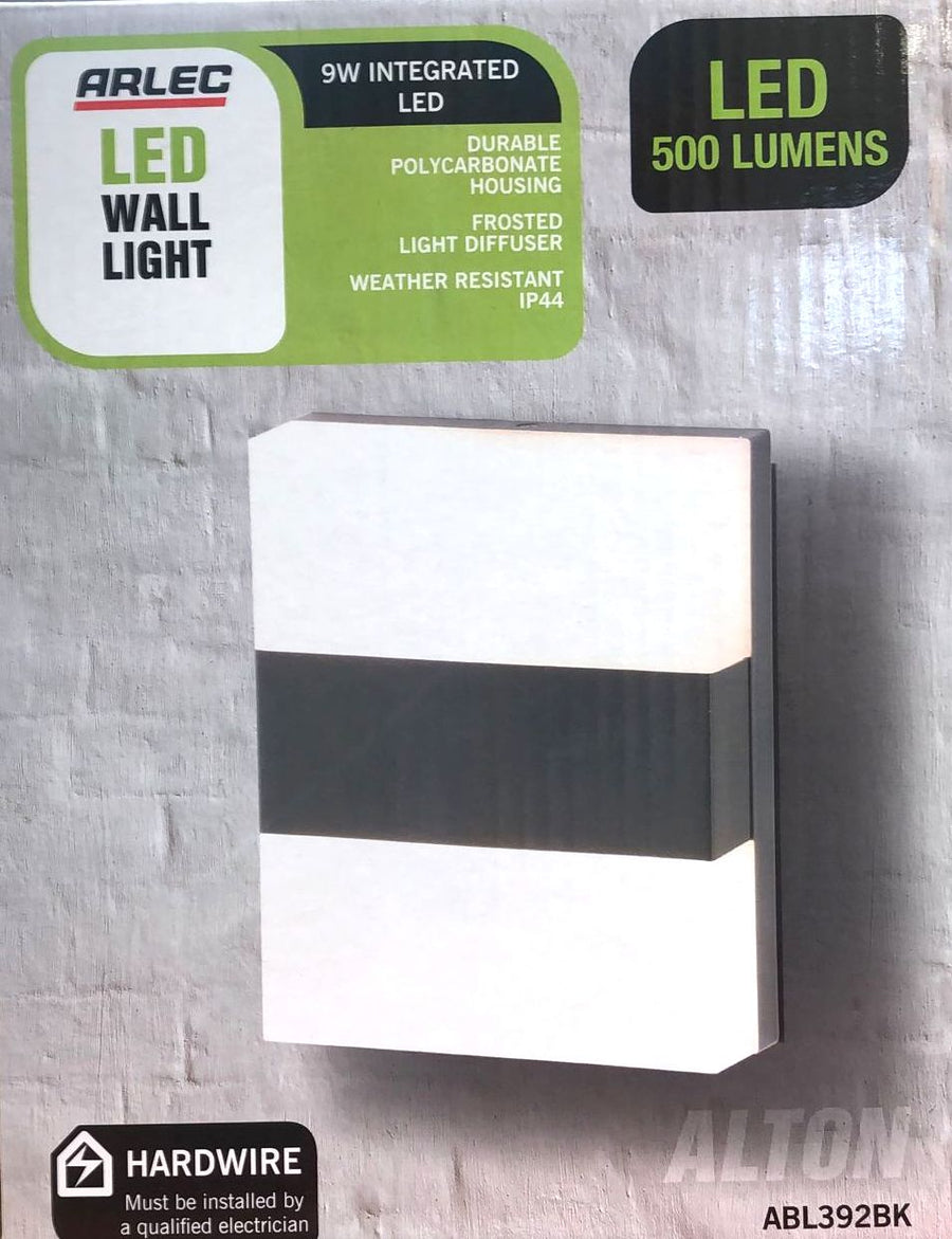 Arlec LED Wall Light 9W Integrated LED – TheITmart