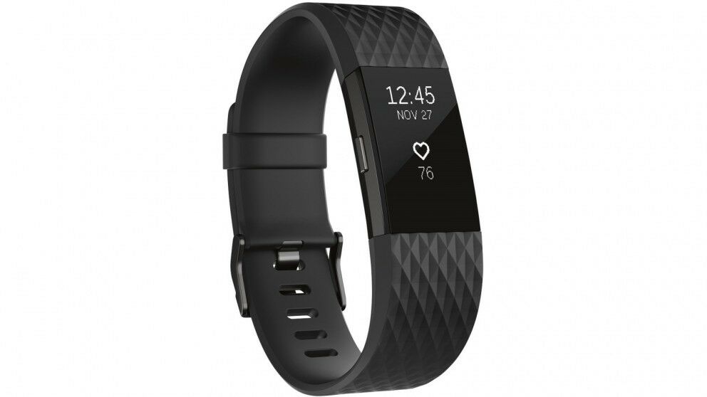Fitbit Charge 2 Special Edition Heart Rate + Fitness Wristband -Large ...