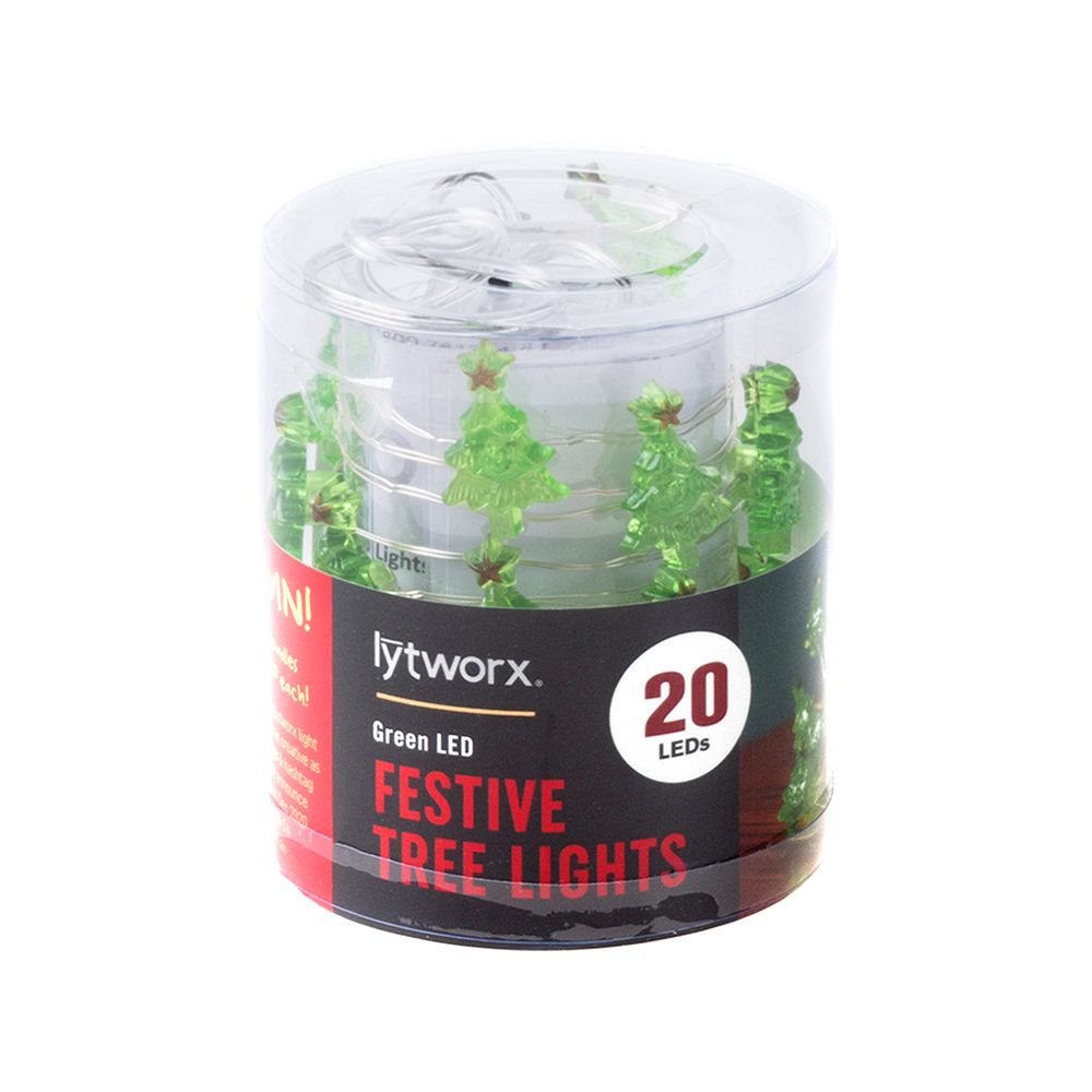 Lytworx 20 LED Festive Novelty Pin Wire Lights with Batteries/16 Diffe ...