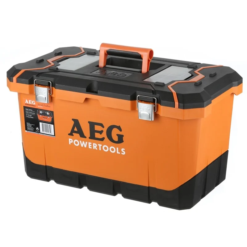 AEG 22" Tool Box AEG22TB - Orange / 55L Storage Capacity – TheITmart