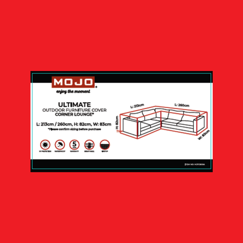 Mojo Ultimate Outdoor Corner Lounge Furniture Cover/ Easy-Fit/ UV & Wa ...