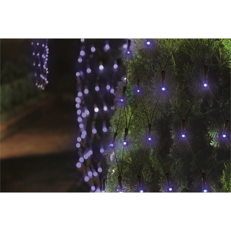 Lytworx Warm White 150 Micro LED Solar Net Lights Outdoor – TheITmart