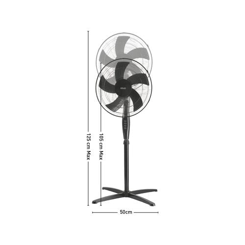 Arlec 40cm Black 5 Blade Pedestal Fan / APF4057B – TheITmart
