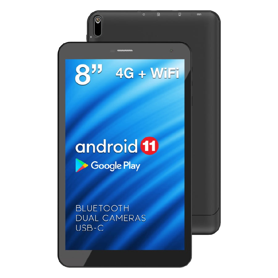 JVC 8" 4G+WiFi Android Tablet 16GB - Black – TheITmart