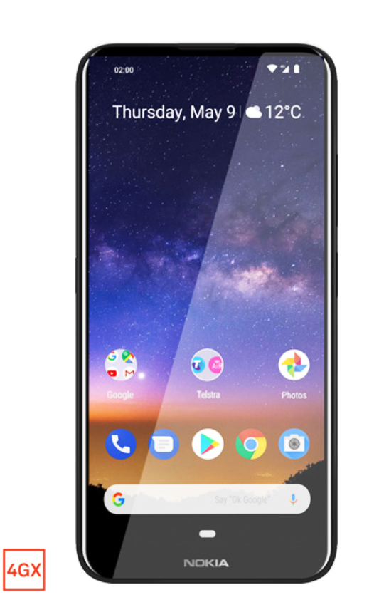 Nokia 2.2 Smart Mobile Phone Locked to Telstra - Black – TheITmart