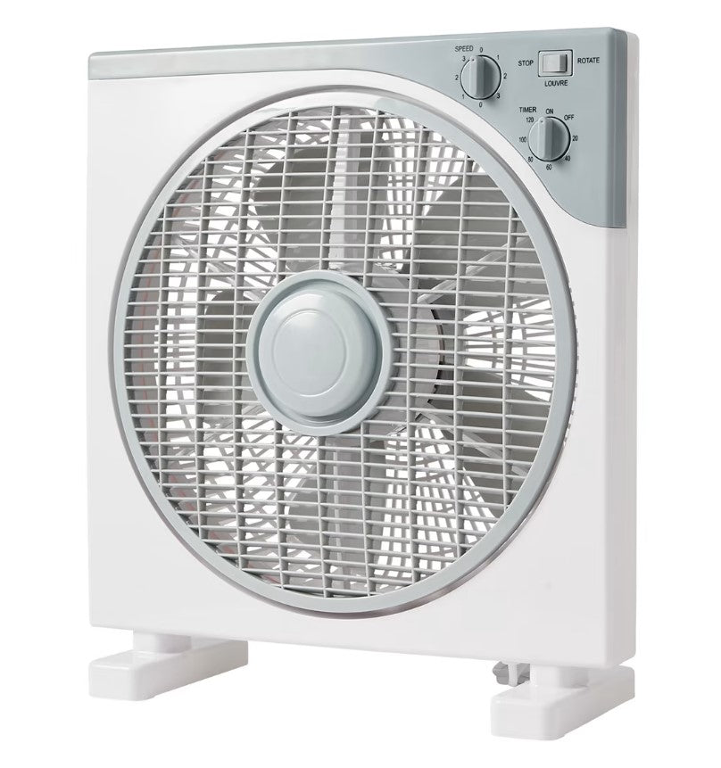 Anko 30cm Box Fan / 3-speed settings / White – TheITmart