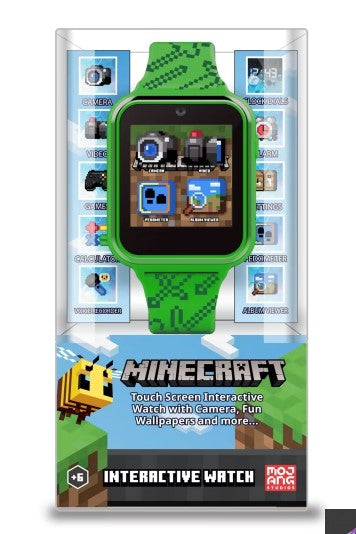 Mojang Minecraft Smart Watch - MIN1041BX/Suitable for 6+ Years – TheITmart
