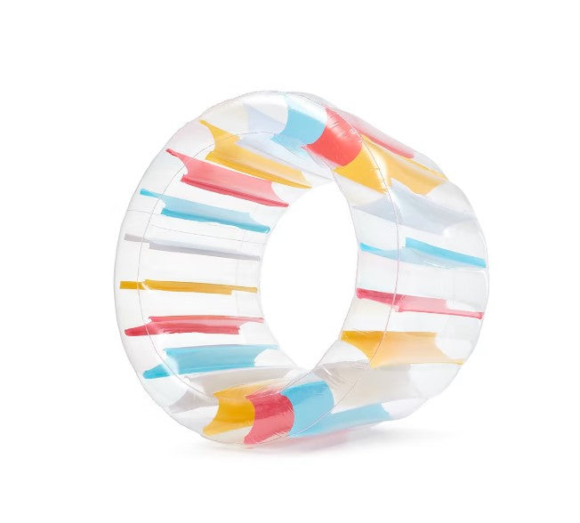 Inflatable Pool Wheel/58cm (W) x 100cm (Dia) /Suitable for 6+ Years ...