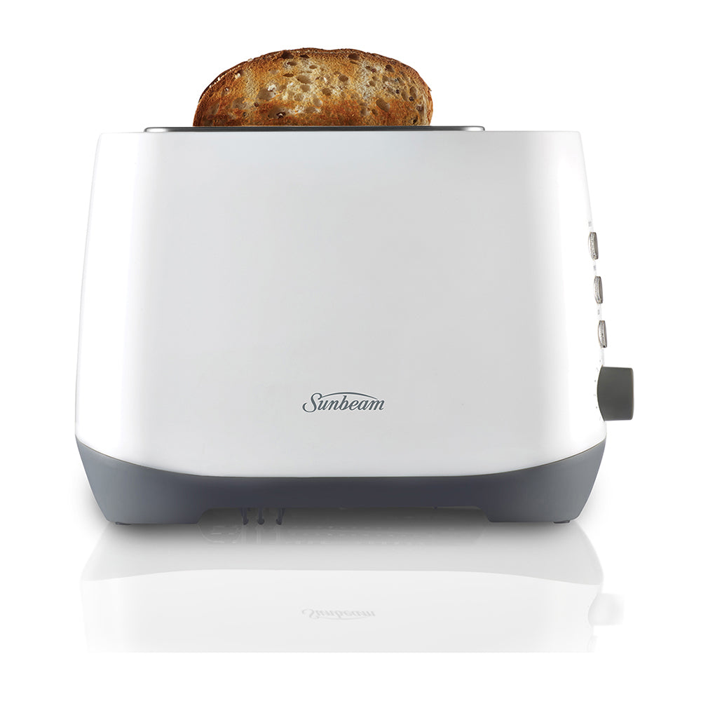 Sunbeam White Quantum Plus 2 Slice Toaster TA2320 – TheITmart