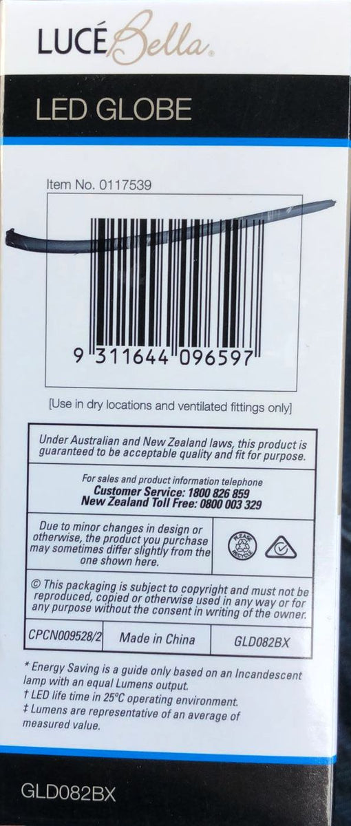 Luce Bella GU10 5.5W / 550 Lumens Daylight LED Globe - 4 Pack – TheITmart