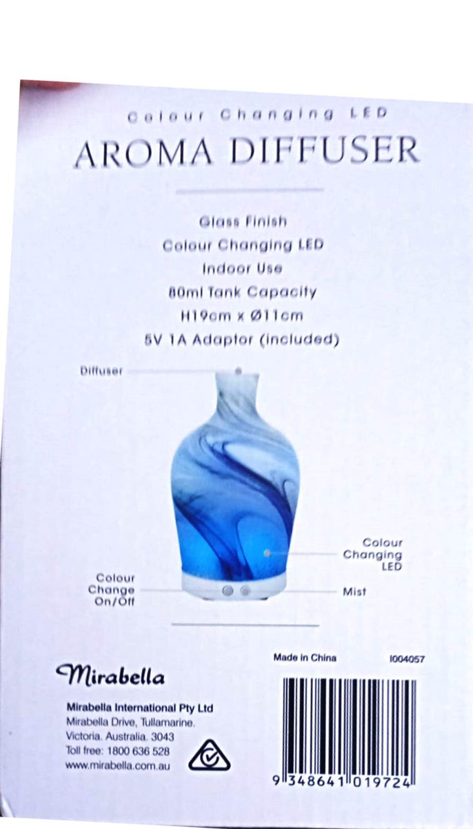 Mirabella 80ml Glass Aroma Diffuser – TheITmart