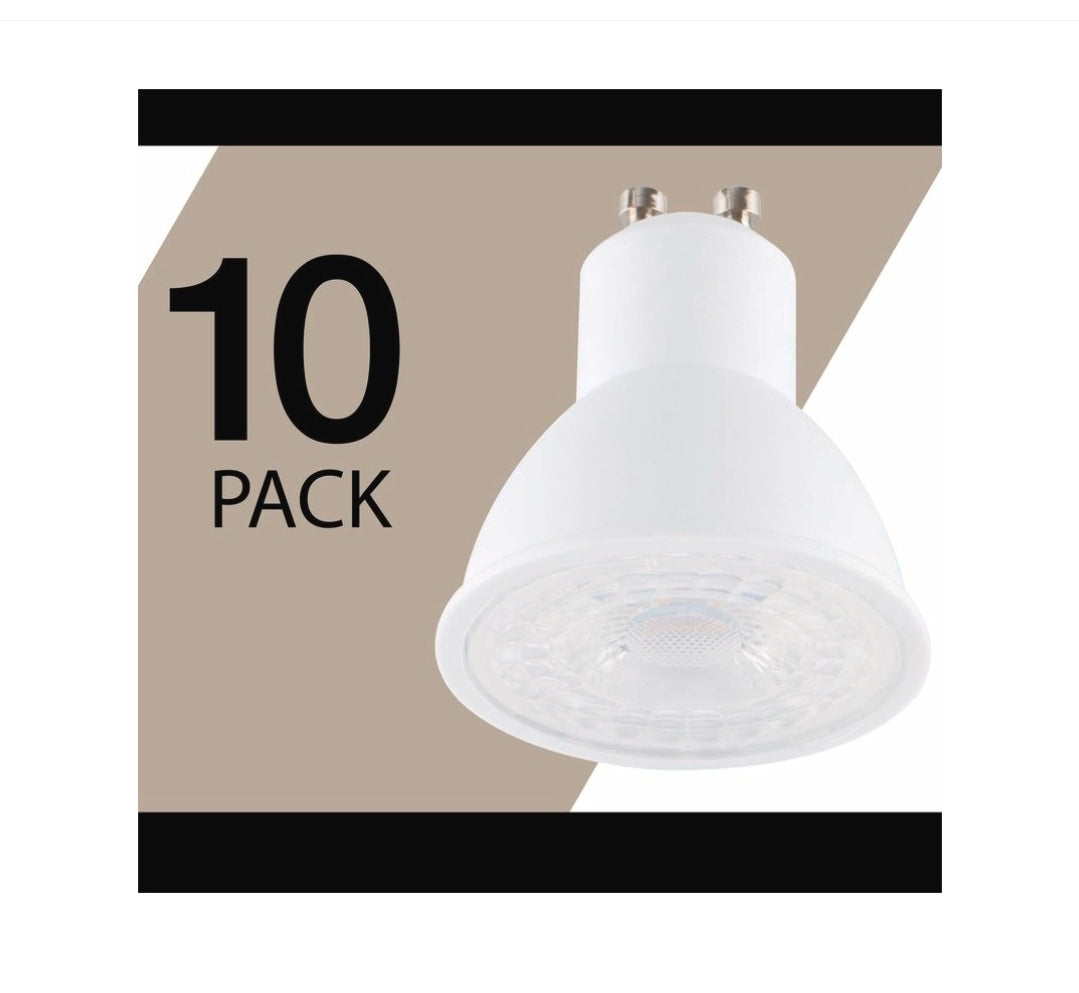 Luce Bella GLD403P10 4W 320lm 60° Warm White GU10 LED Globe - 10 Pack ...