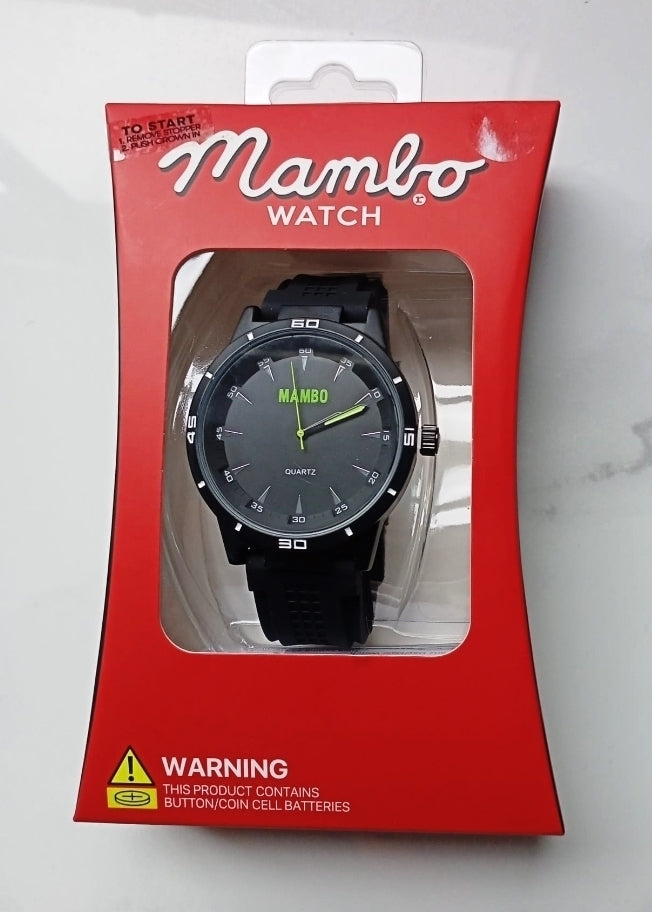 Mambo Men's Analogue Watch - Black – TheITmart