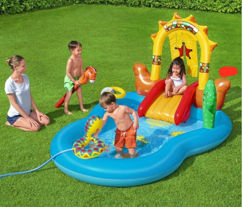 Bestway 2.64m Inflatable Swimming Pool Wild West Play Pool – TheITmart