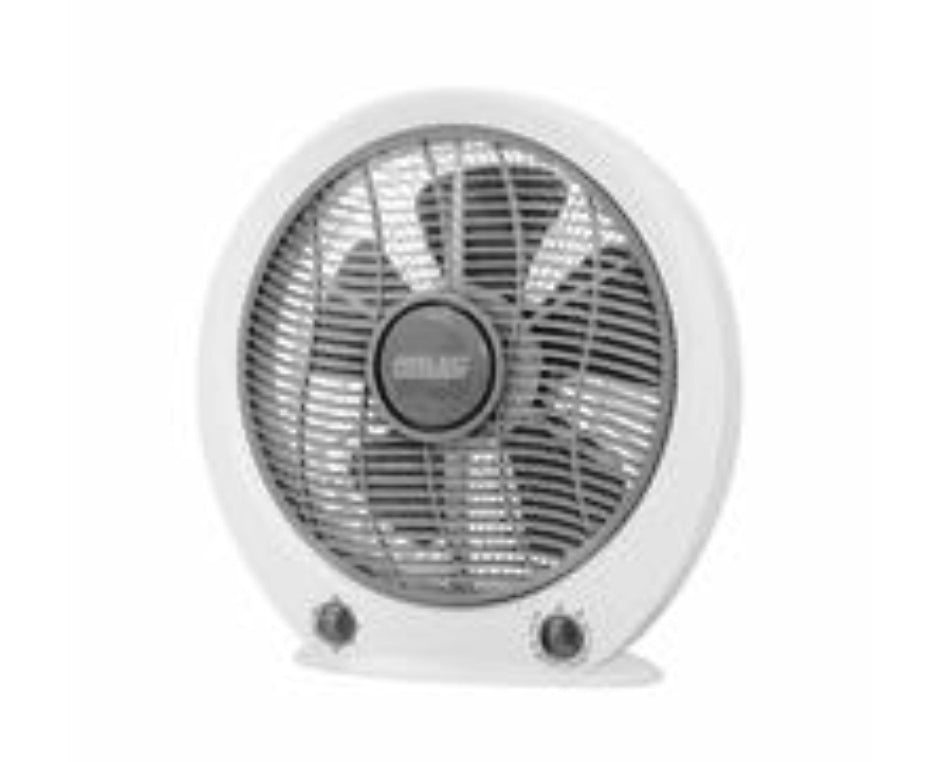 Arlec White 30cm Box Fan Abf1202Wh / With Oscillation & Timer – TheITmart