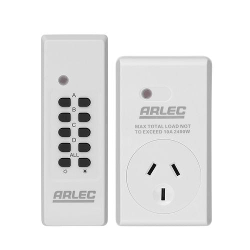 Arlec Remote Controlled Power Outlet - RC210 – TheITmart