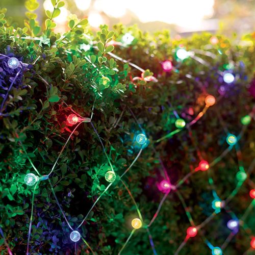Lytworx 1m x 1.5m 150 LED Colour Change Solar Bubble Ball Net Light ...
