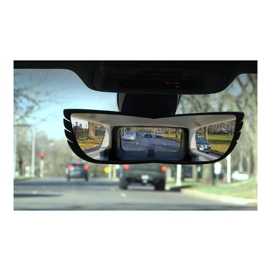 Angel View Wide View Mirror Attachment/Fits virtually Any Car or SUV ...